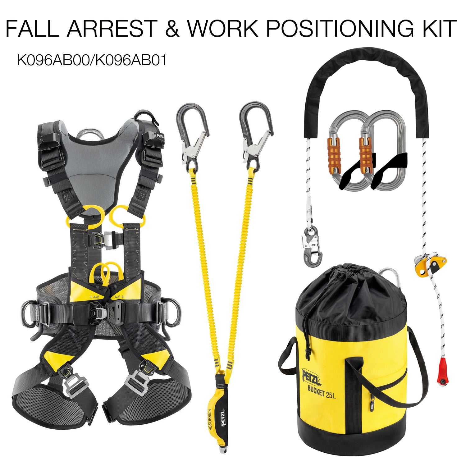 PETZL - FALL ARREST AND WORK POSITIONING KIT - Spelean (NZ) Ltd